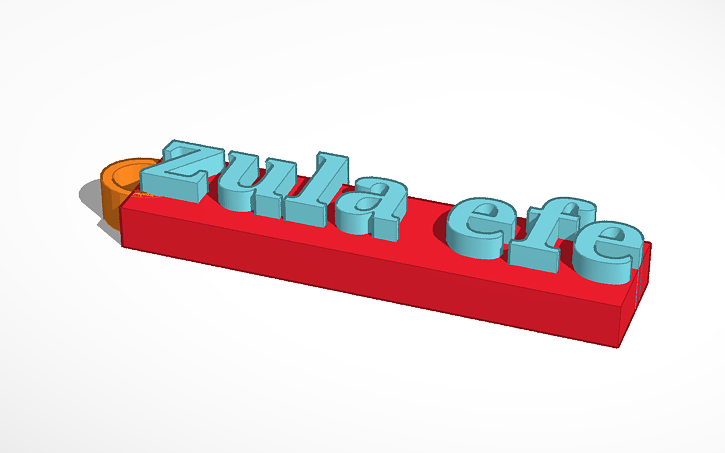 3D design zula efe - Tinkercad