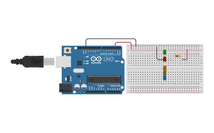 Circuit design Arduino - Blinking LED - Tinkercad Circuit design Arduino - Blinking LED - Tinkercad
