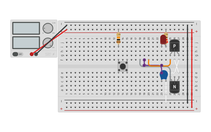 Circuit design SCR Test Circuit | Tinkercad