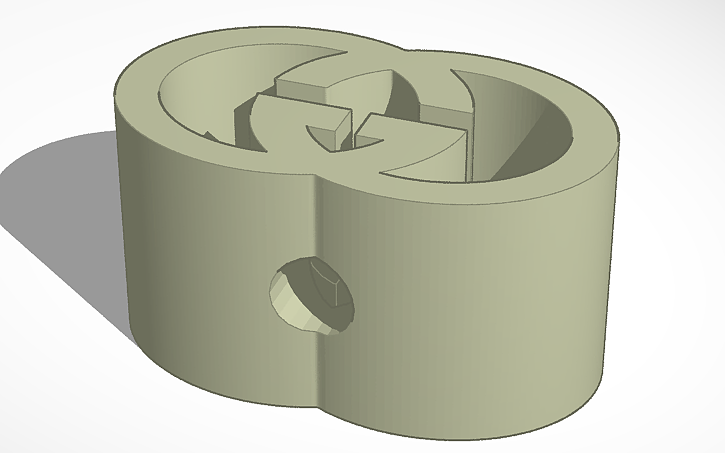 3D design Gucci Straw - Tinkercad