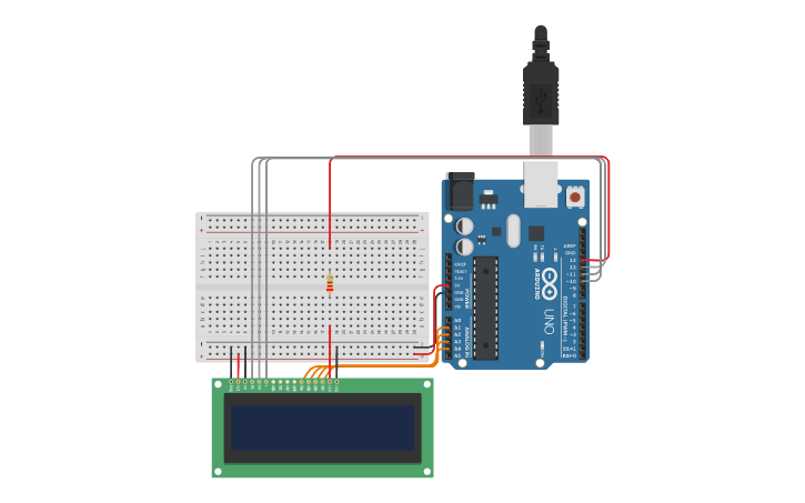 Circuit design Texto - Tinkercad