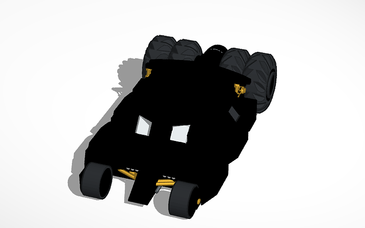 3D design Bat car - Tinkercad