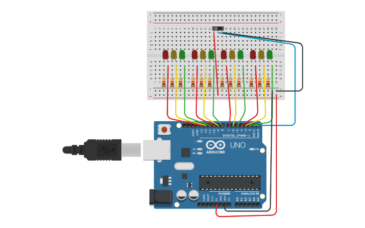 Circuit design Gabriel Teodoro e Lucas Ferrari - Tinkercad