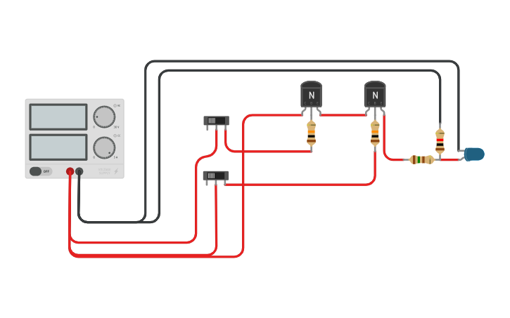 Circuit design Logic Gates - AND Gate | Tinkercad