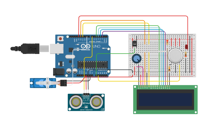 Circuit design DEMO | Tinkercad
