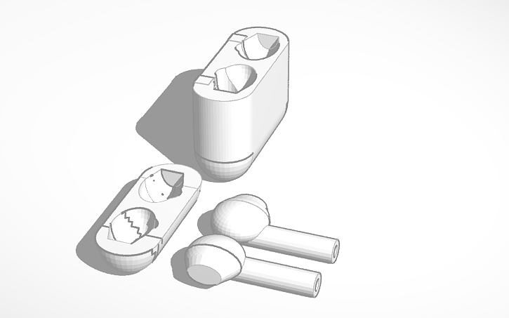 3D design Airpod Replica - Tinkercad