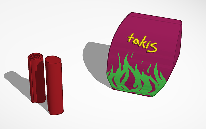 3D design Copy of can someone make me takis - Tinkercad
