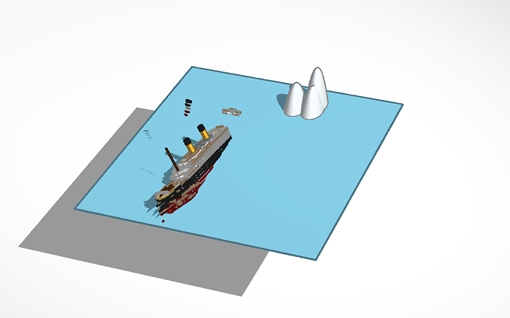 3D design sinking the unsinkable ship (#2) | Tinkercad