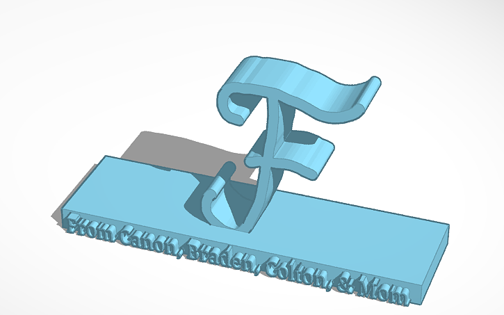 3D design Fathers Day - Tinkercad