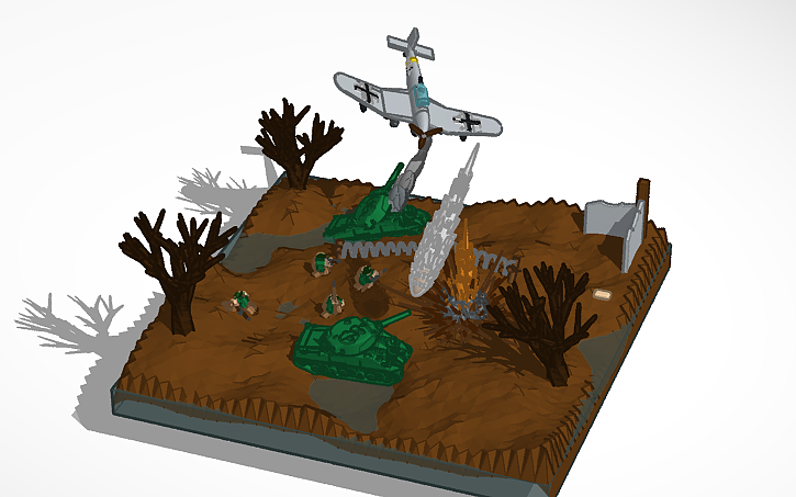 3D design WWII Battlefield 2.0 | Tinkercad