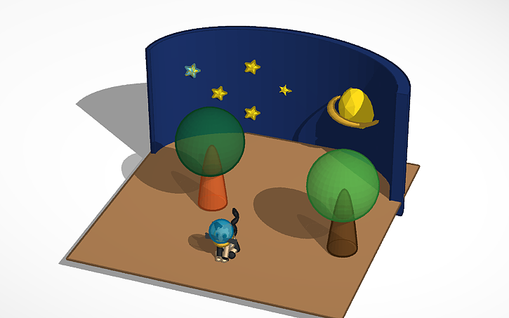 3D design Cat - Tinkercad