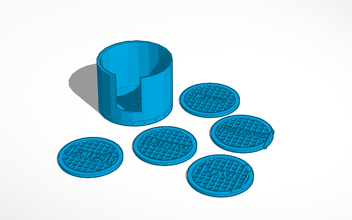 3D design Coasters - Tinkercad