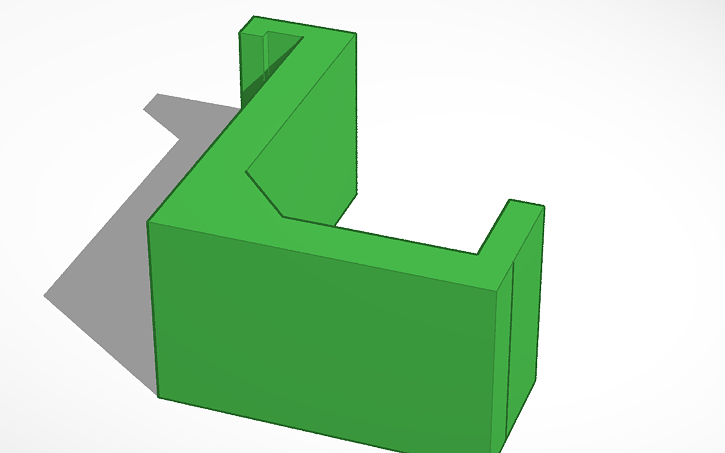3D design Slat Wall Hook - Tinkercad