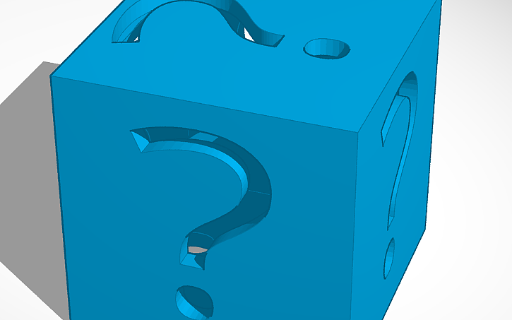 3D design Question mark cube | Tinkercad