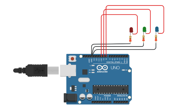 Circuit design adruino-practica1 - Tinkercad