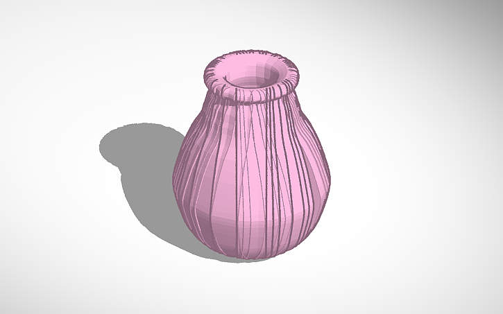3D design Vase diseño 3D | Tinkercad