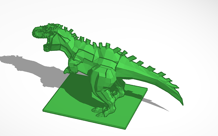 3D design T-Rex - Tinkercad