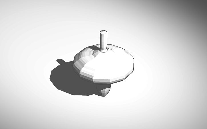 3D design Copy of spinning top made with smoothie-3d-modeling - Tinkercad