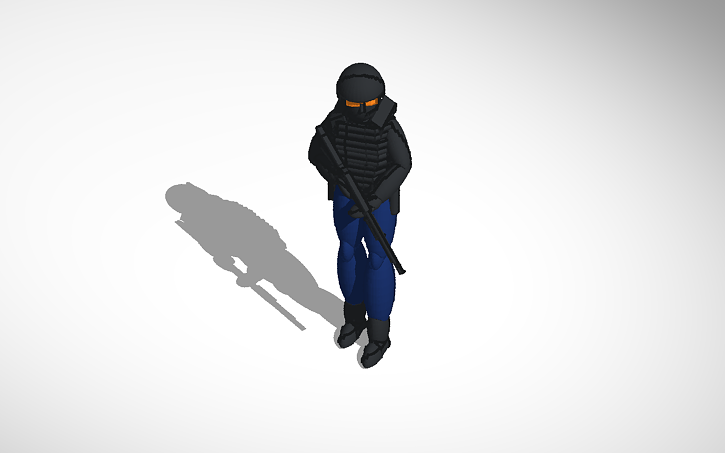 3D design Copy of SWAT police (noose swat team) - Tinkercad