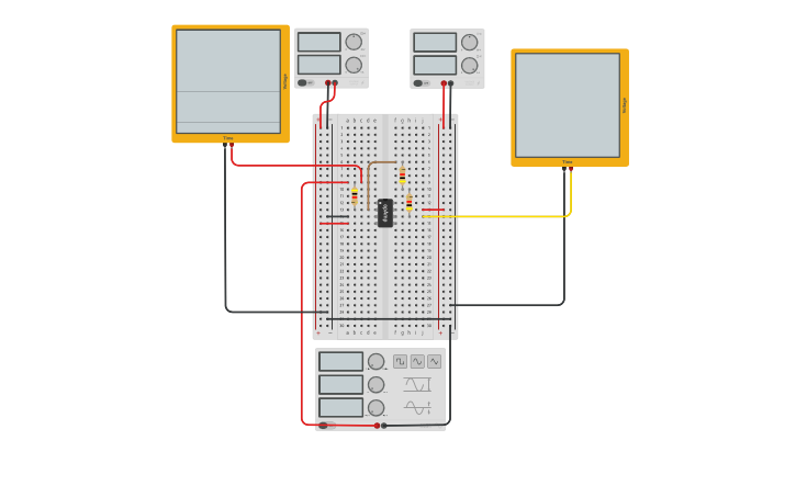 Circuit design Assignment 2 - Inverting op-amp | Tinkercad Circuit design Assignment 2 - Inverting op-amp | Tinkercad