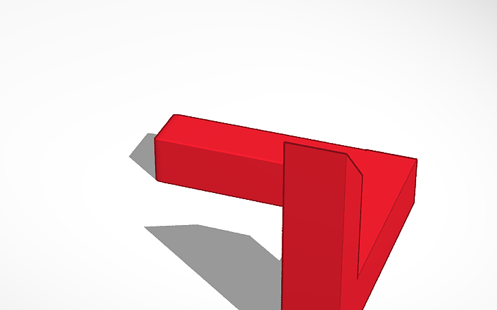3D design Penrose triangle - Tinkercad