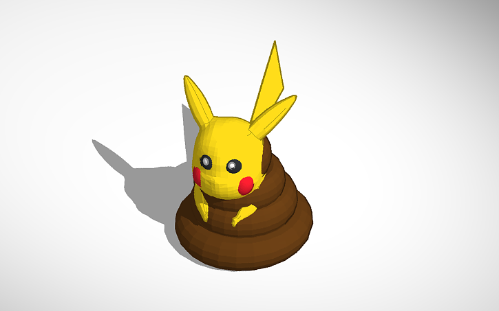 3D design Pika-pooo - Tinkercad