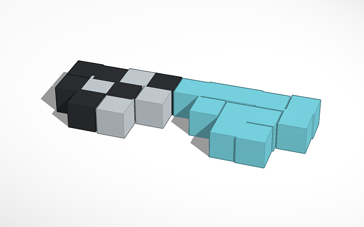 3D design Cool blue (and black Shades) | Tinkercad