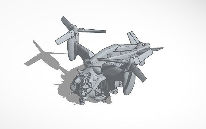 3D design Fallout Vertibird Ft. Timmy - Tinkercad