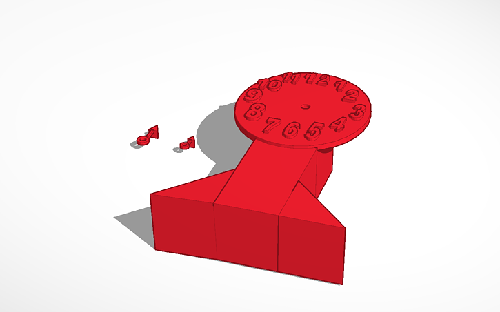 3D design Our 3D Analogue Clock - Tinkercad