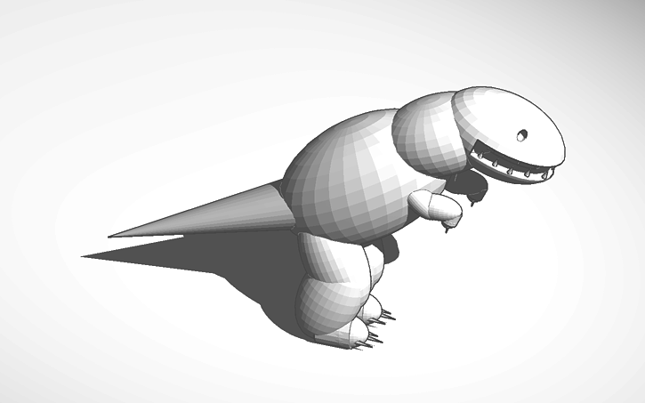 3D design dino - Tinkercad