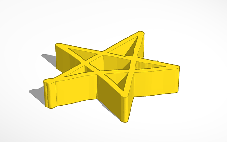 3D design star design | Tinkercad