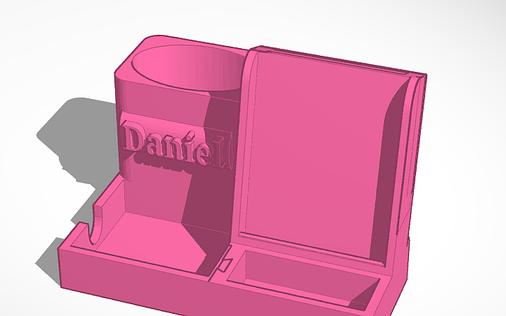 3D design Desktop Organizer - Tinkercad