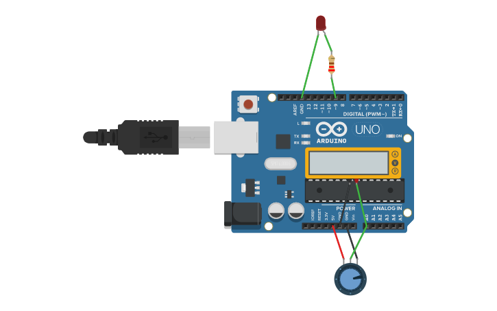 Circuit design Analog read - 3820710 - Tinkercad