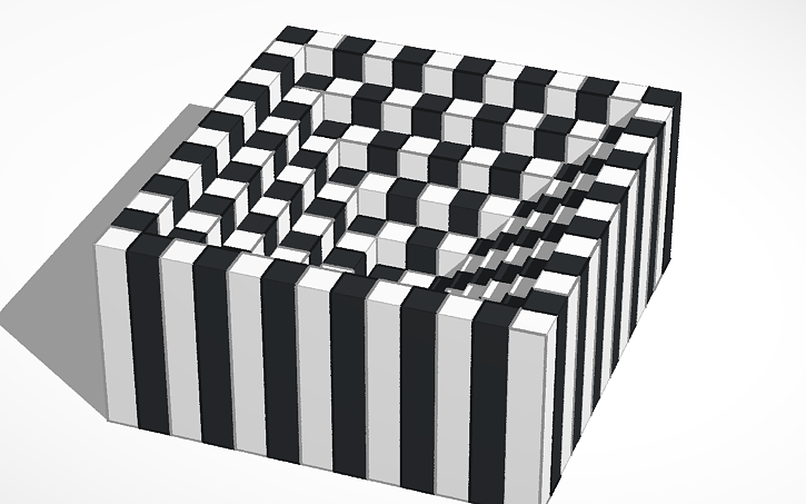 3D design illusion | Tinkercad