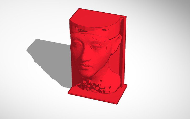 3D design Busto de Tutankamón. Tut head - Tinkercad