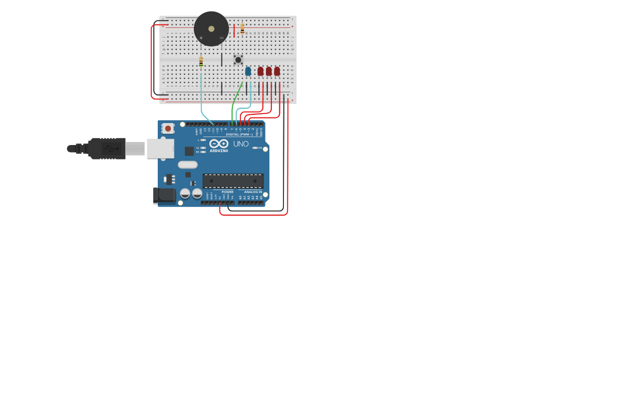 Circuit Design Arduino Morse Code Tinkercad 0574