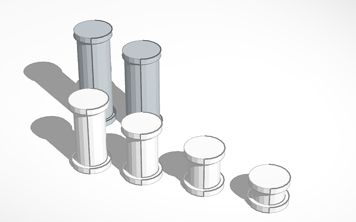 3D design Slot Car ; Piliers | Tinkercad