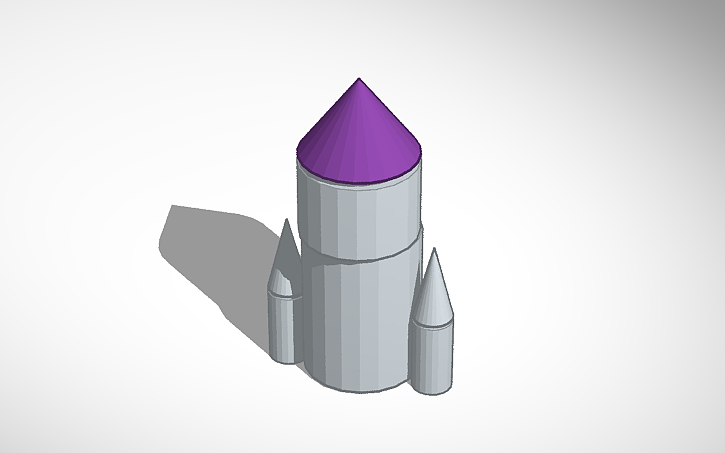 3D design Rocket launcher - Tinkercad