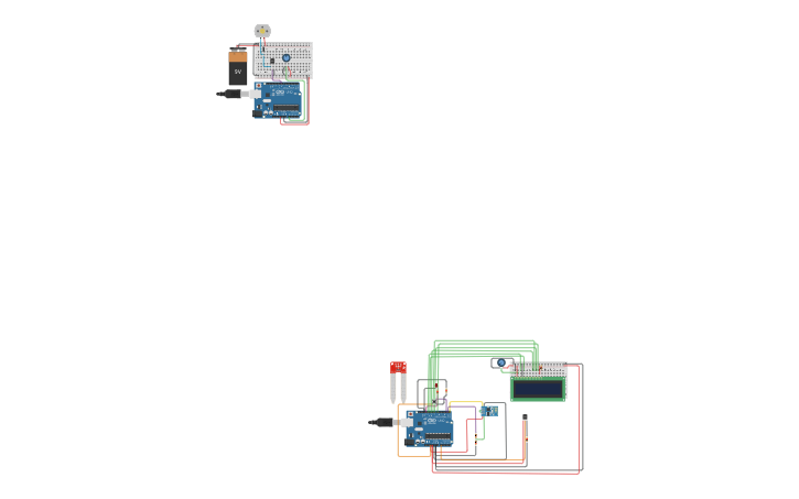 Circuit Design Thingspeak Cloud Tinkercad