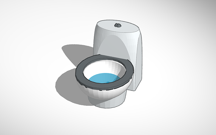 3D design The Toilet - Tinkercad