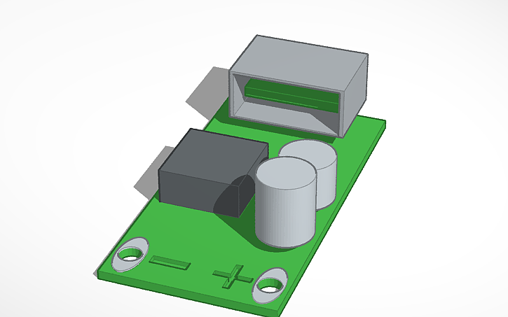 3D design MH-KC24_USB_Charger - Tinkercad