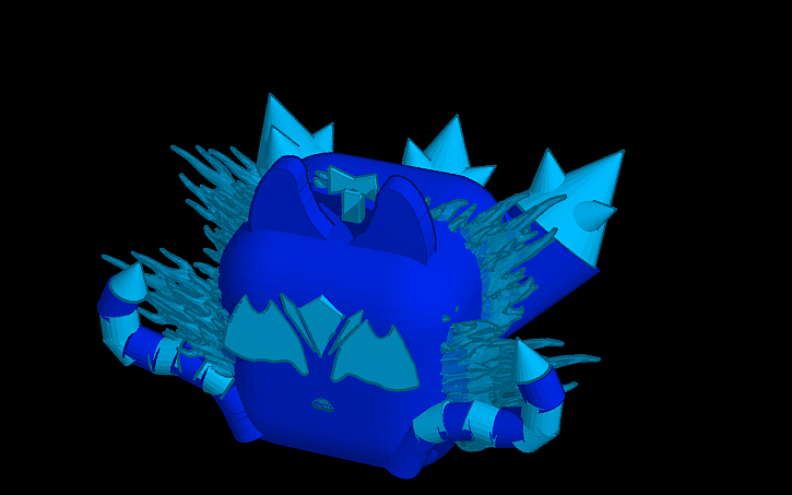 3D design Kitsune fruit blox fruits - Tinkercad