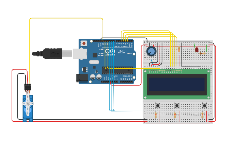 Circuit design Mm auto math quiz - Tinkercad