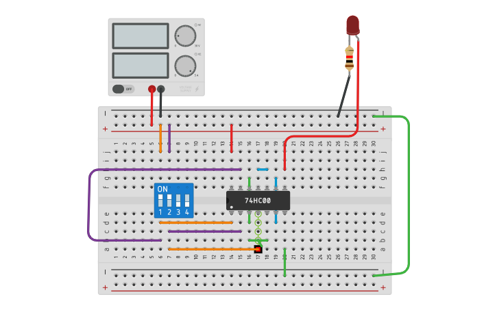 Circuit Design 2 Xor Tinkercad