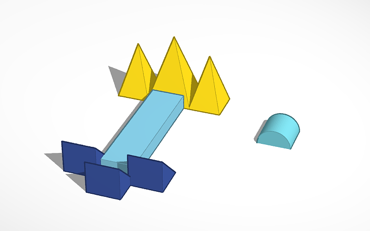 3D design the nile river - Tinkercad