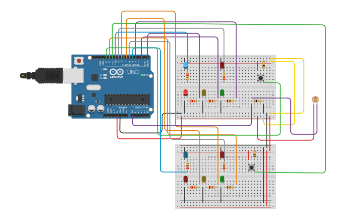 Circuit design Trabajo final de Arduino | Tinkercad