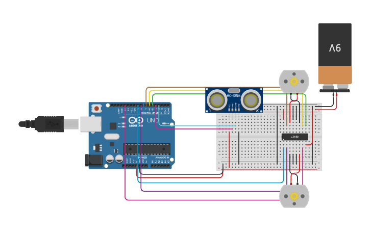 Circuit design Uso do Monitor serial - Tinkercad