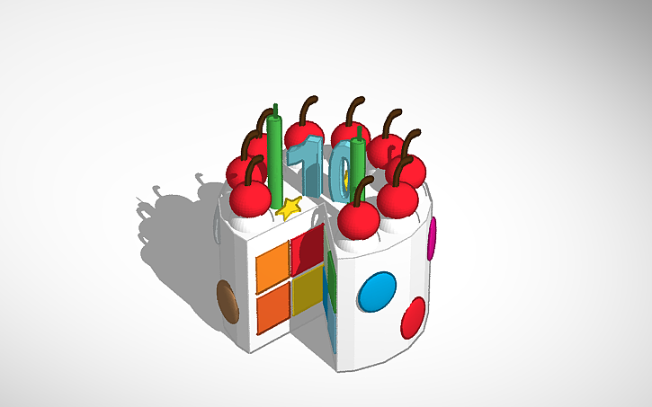 3D design Happy birthday Tinkercad! | Tinkercad