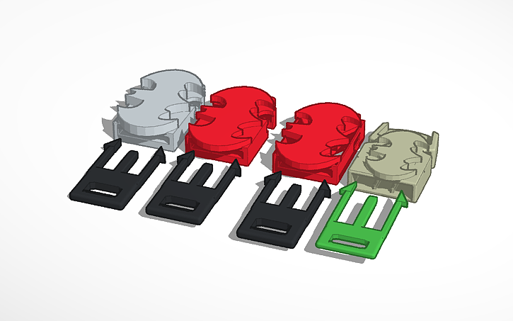 3D design Buckle Locking Mechanism - Tinkercad