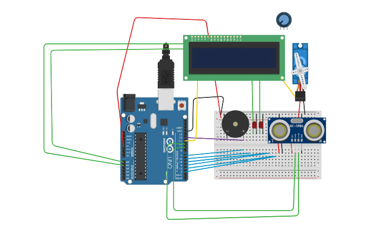 Circuit design RES RADAR | Tinkercad